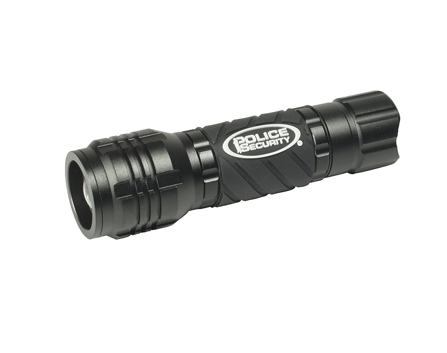 Police Security Zephyr Cree LED Flashlight - Black - 3A Battery, 250 ...