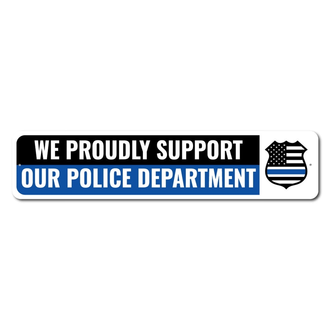 Police Supporter Sign, Frontliner Appreciation Sign, Salute to Officers ...