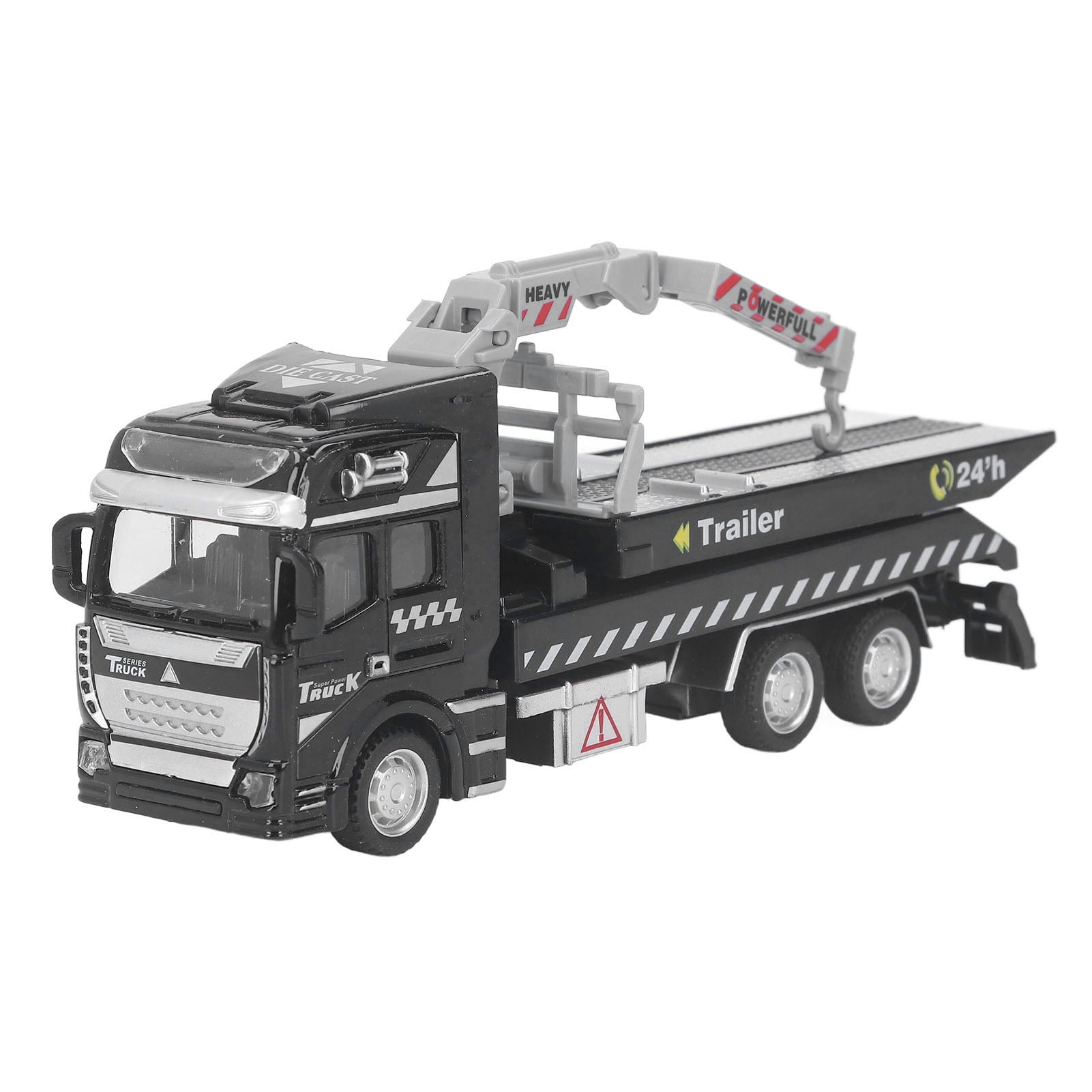 Police Tow Truck Model Metal Alloy 19.9Cm Length Rescue Pullback Big ...