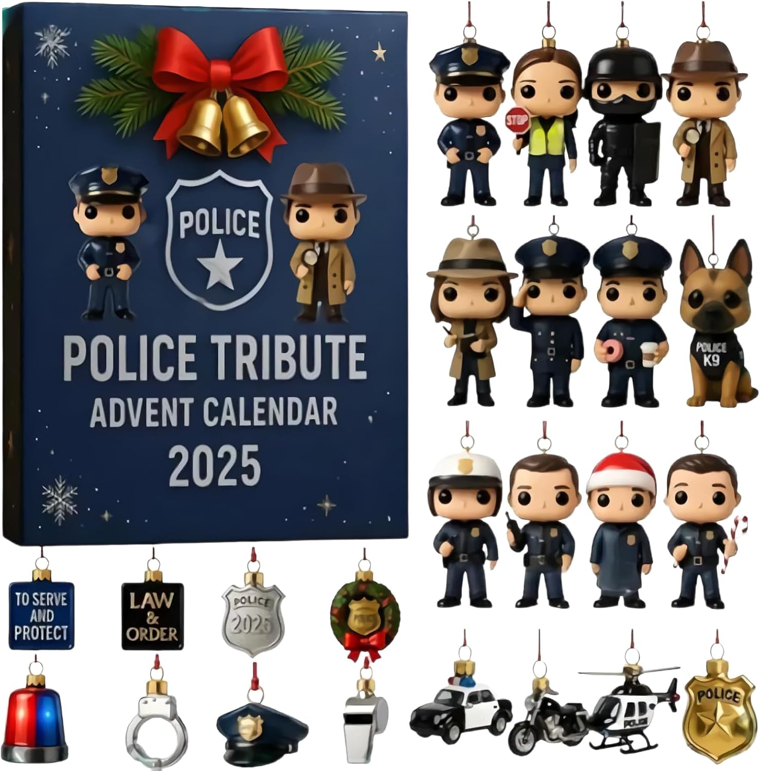 Police Tribute Advent Calendar 2025, 24 Days Christmas Countdown ...