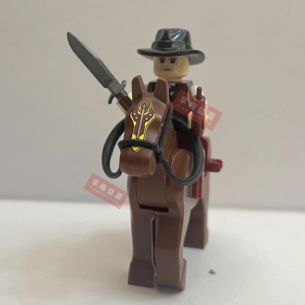Police Wolf or Deer Detective Science Valkyrie Building Blocks DIY mini ...
