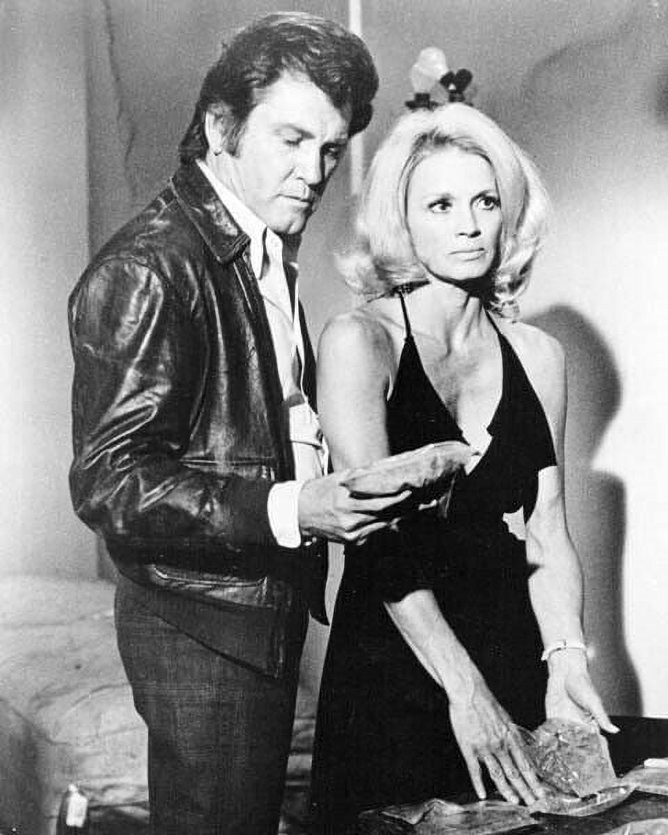 Police Woman Angie Dickinson undercover in black dress Earl Holliman ...
