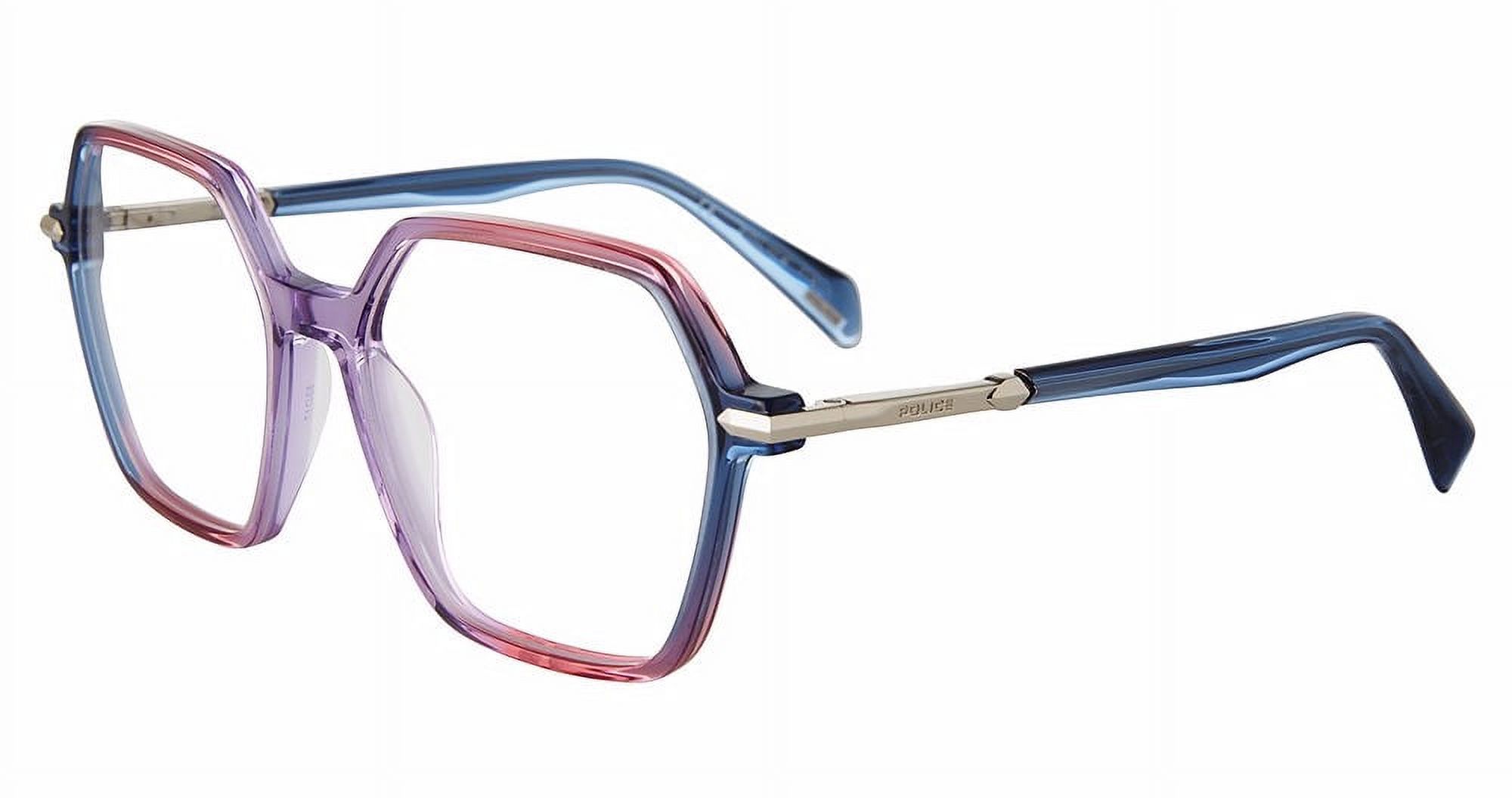 Police eyeglasses VPLG26 WOMAN 53/17/140 0XA8 BLU SFUMATO VIOLA ...