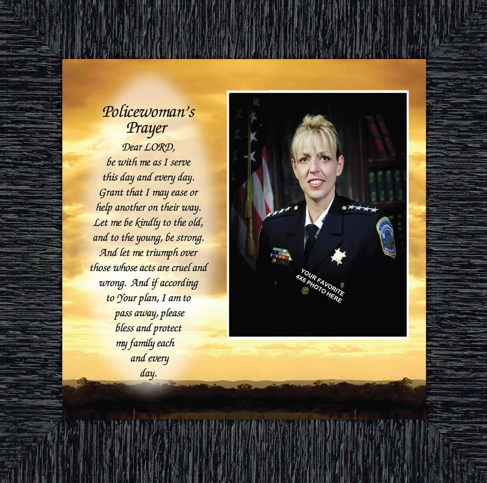 Policewoman's Prayer, Police Officer Gifts for Women, Police Woman ...