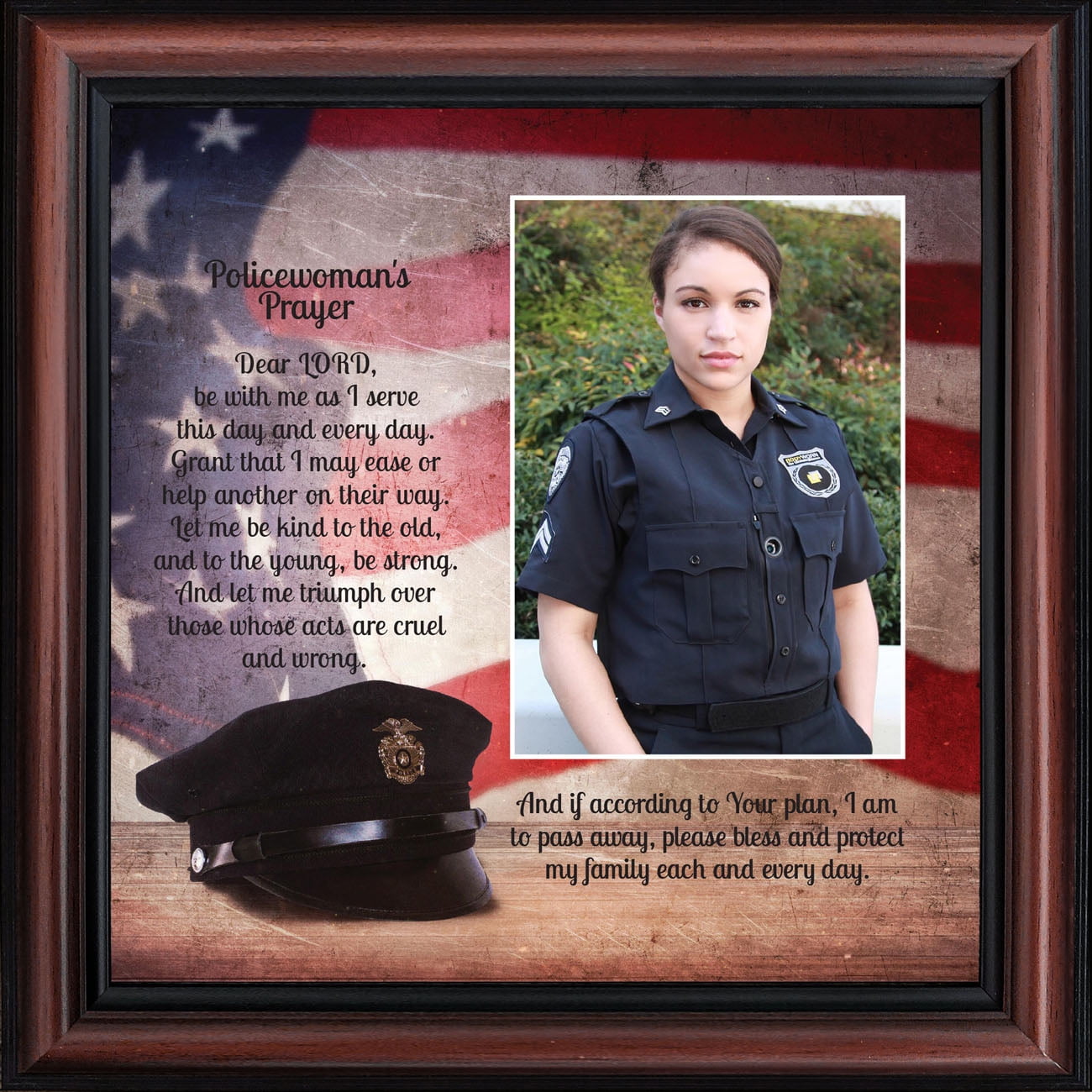 Policewoman's Prayer, Police Officer Gifts for Women, Police Woman ...