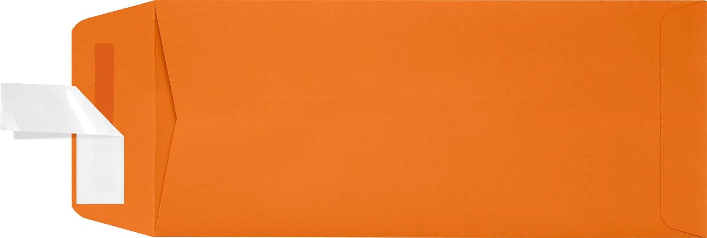 Policy Business Envelopes | Peel & Press | 4 1/8" X 9 1/2" | Mandarin ...