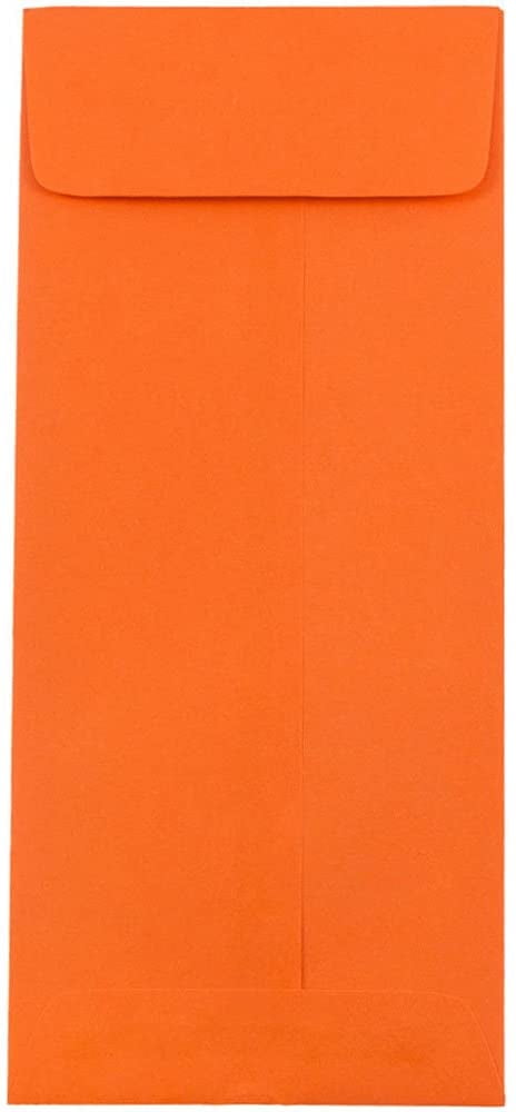 Policy Colored Envelopes - 4 1/2 x 10 3/8 - Orange Recycled - 25/Pack - Walmart.com