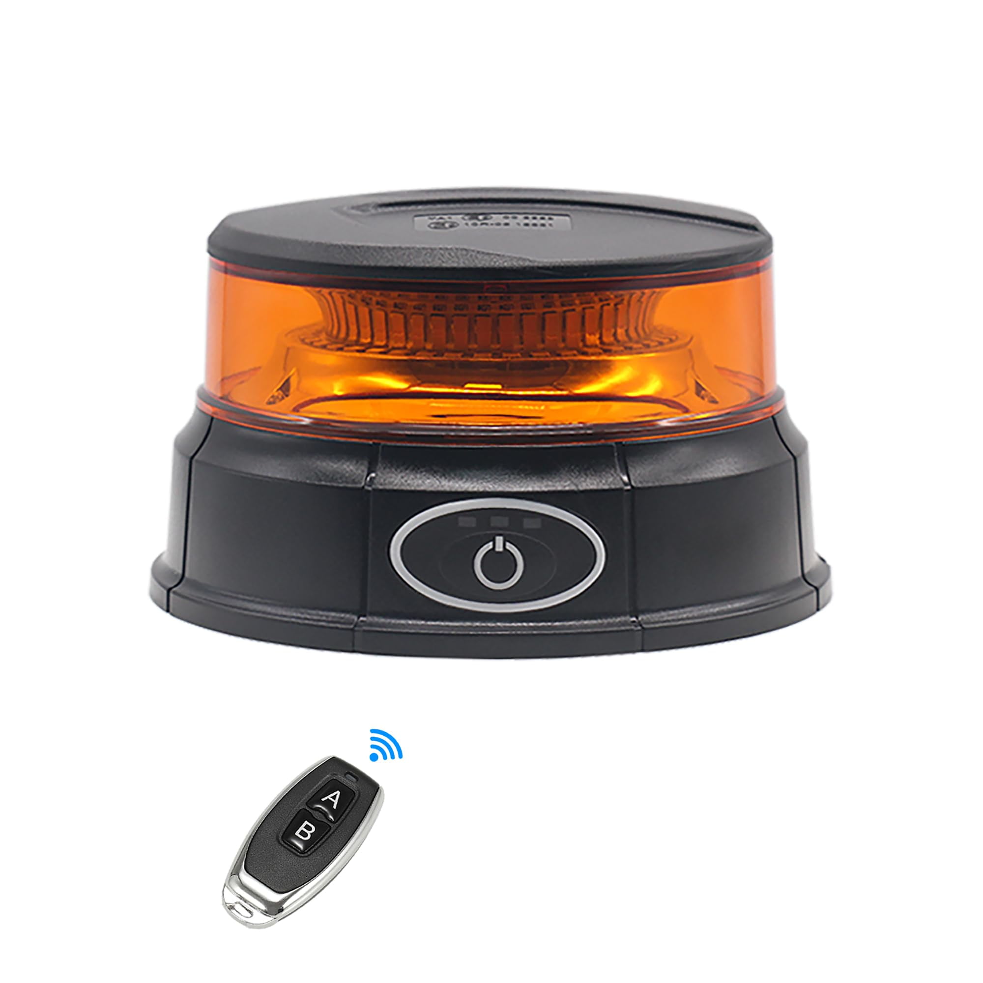 Polieez Remote Emergency Light for Vehicles C51 Control Amber Magnetic ...