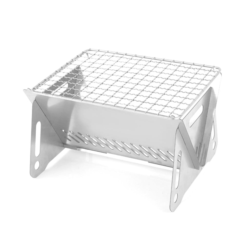 Polignac Foldable Small Barbeque Grill Safe Material Solid BBQ Cooking ...