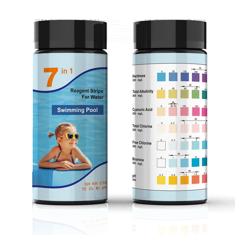 Polignac Pool and Spa Test Strips Kit Fast and Accurate Hard Water ...