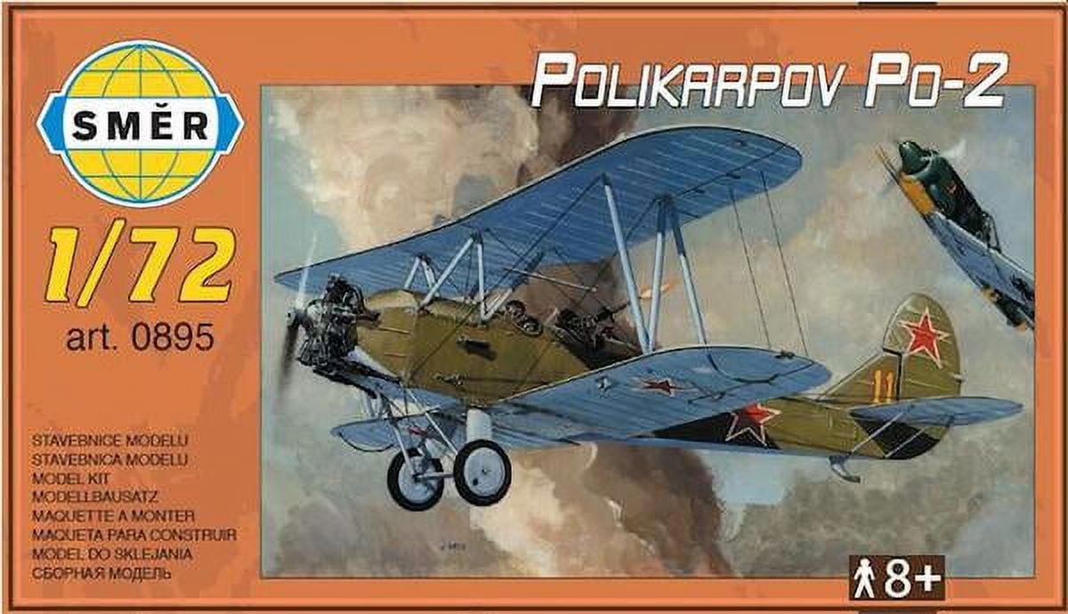 Polikarpov Po-2 in WW2 USSR, Finnish, French AF (1/72 model kit ...