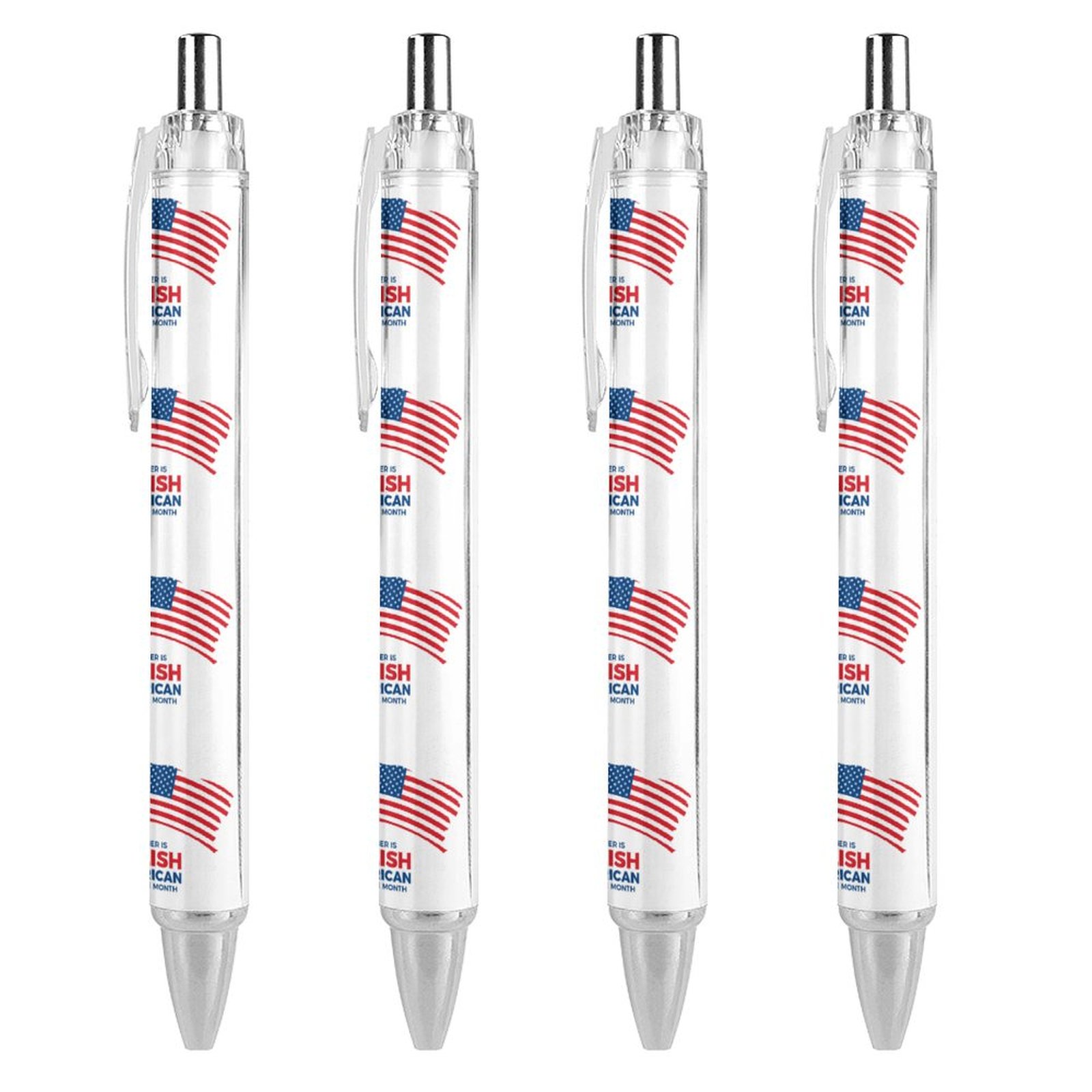 Polish American Heritage Month Ballpoint Pen Retractable Pens Black ...