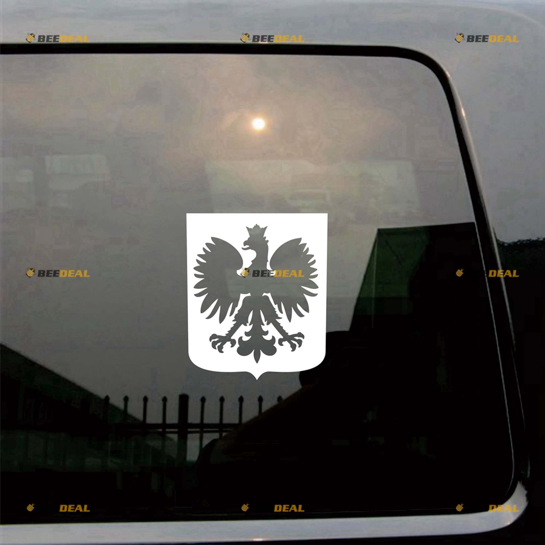 Polish Eagle Orzeł Biały Coat of Arms of Poland Polski Sticker Decal ...