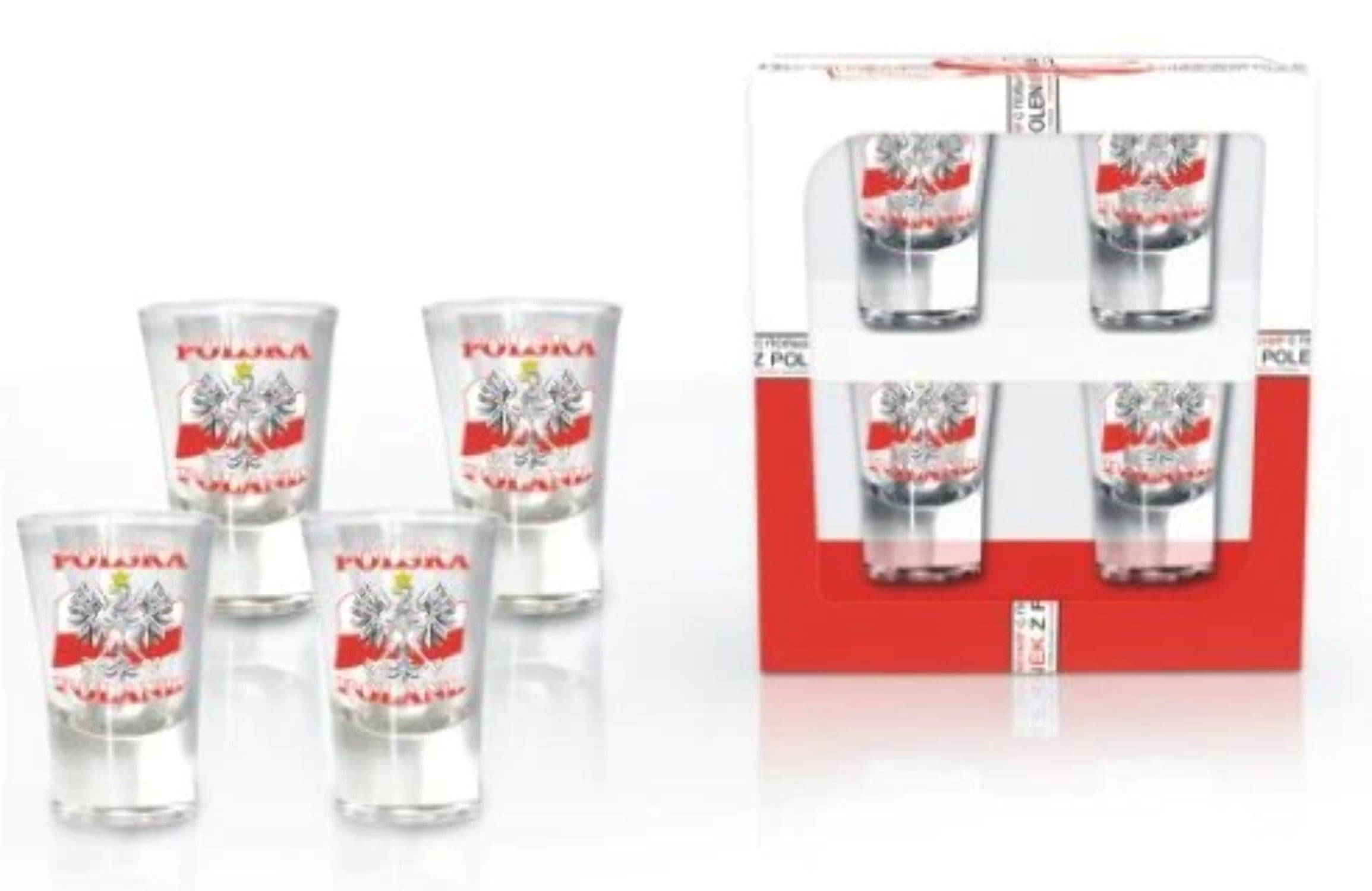 Polish Eagle Poland Shot Glasses, Set of 4 (Flag) - Walmart.com