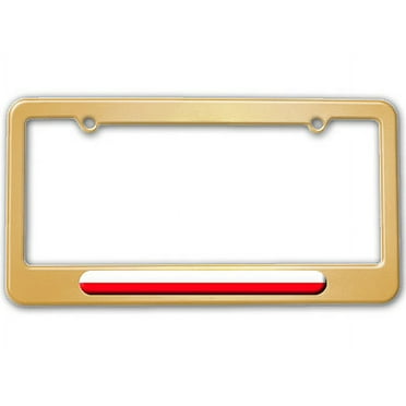 Red Cross License Plate Tag Frame, Multiple Colors - Walmart.com