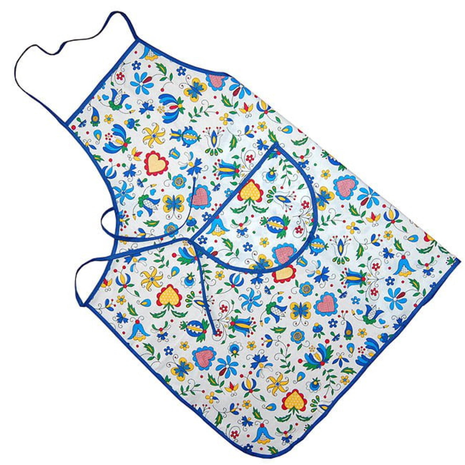 Polish Folk Art Kashubian Kitchen Apron - Walmart.com