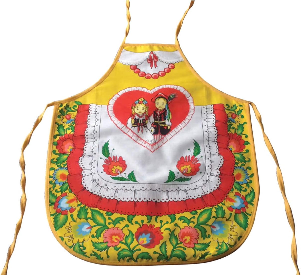 Polish Folk Art Lowicz Flowers Krakow Dancers Children Kids Kitchen ...