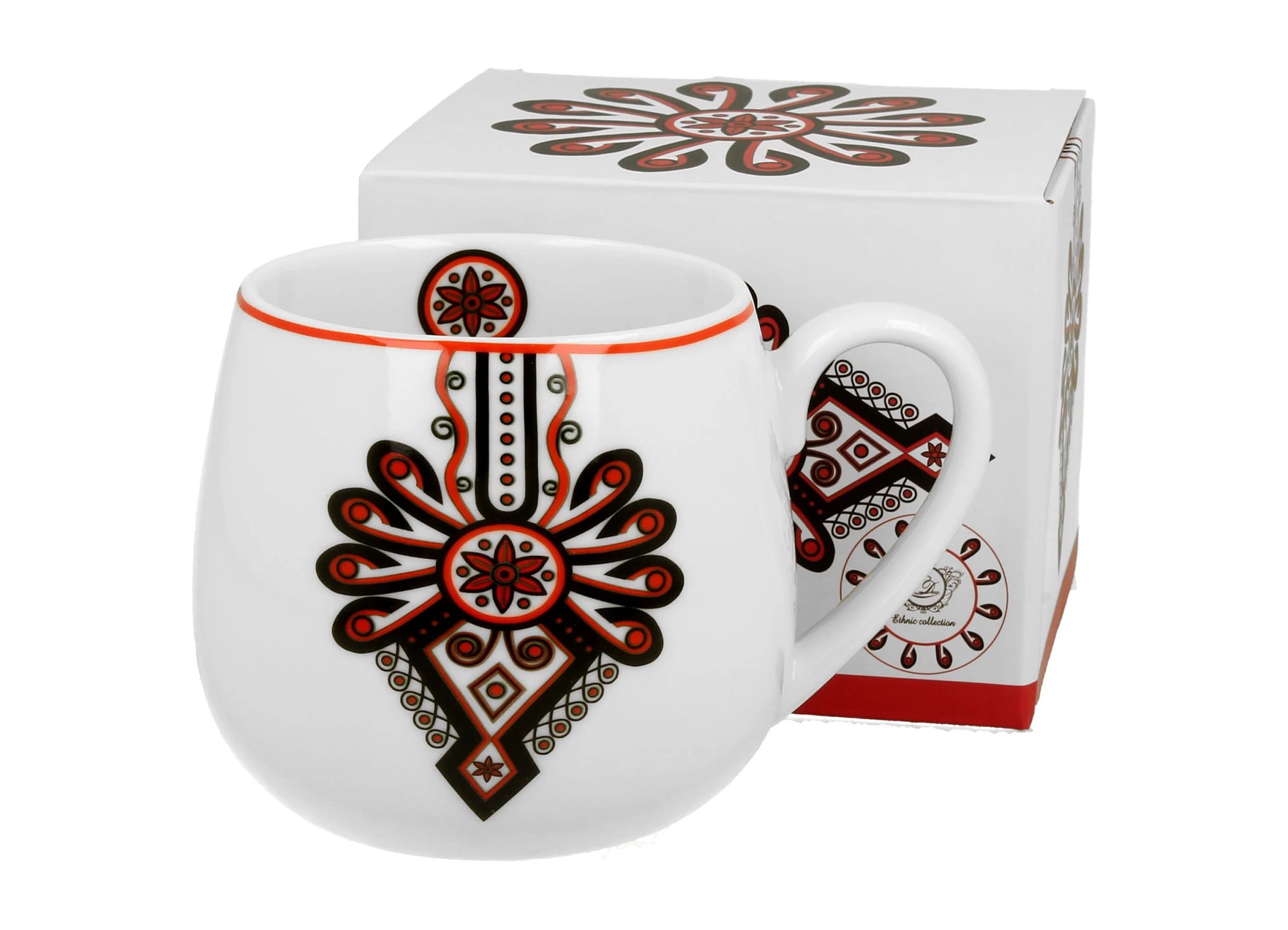 Polish Folk Art Porcelain Barrel Mug, 430ml - Goral Parzenica - Walmart.com