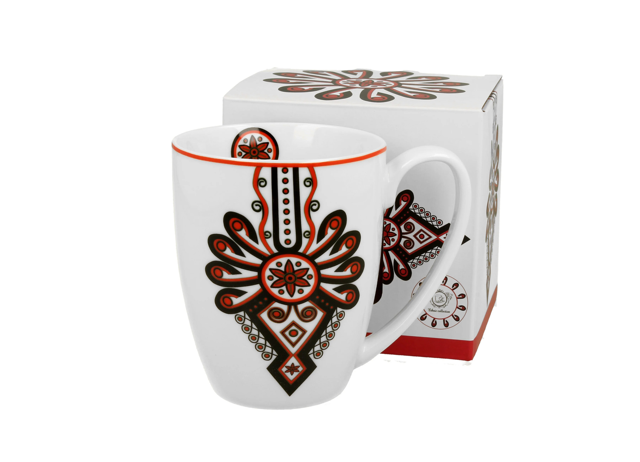 Polish Folk Art Porcelain Bullet Mug, 380ml - Goral Parzenica - Walmart.com