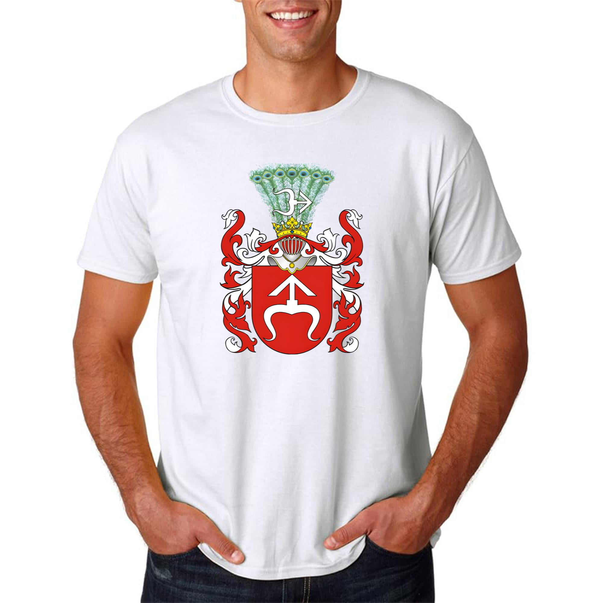 Polish Heritage Coat of Arms T-Shirt, Vintage Nobility Symbol Graphic ...