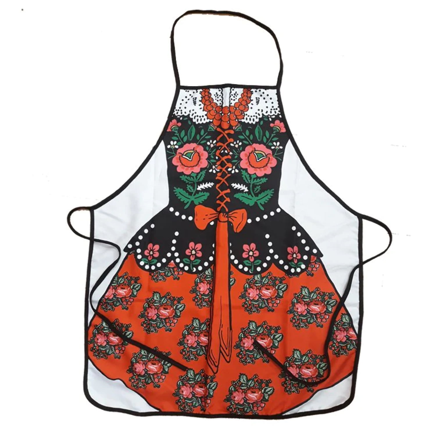 Polish Highlander (Goralka) Folk Art Costume Kitchen Apron - Walmart.com