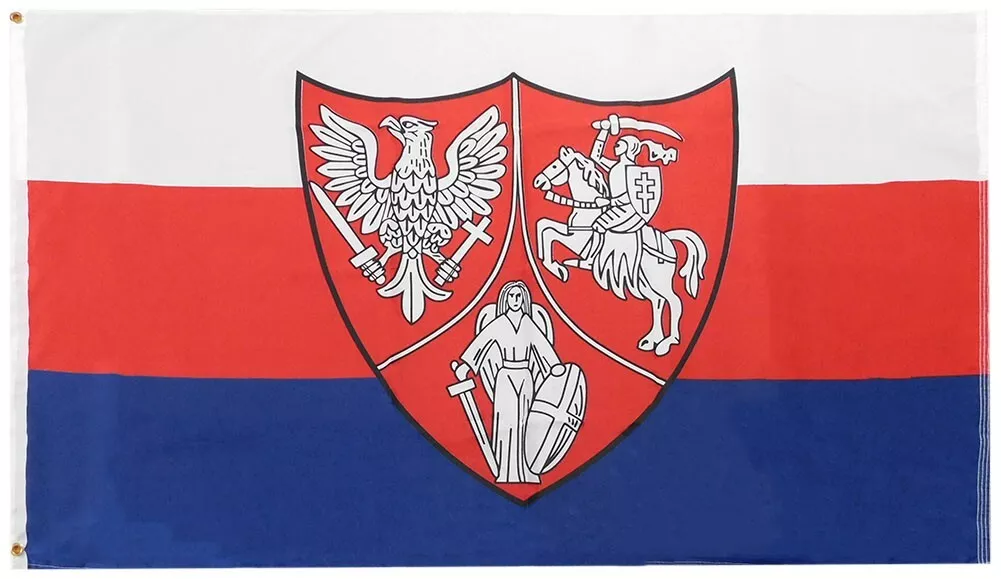 Polish Lithuanian Ruthenian Commonwealth 1863 100D Woven Poly Nylon 3 ...