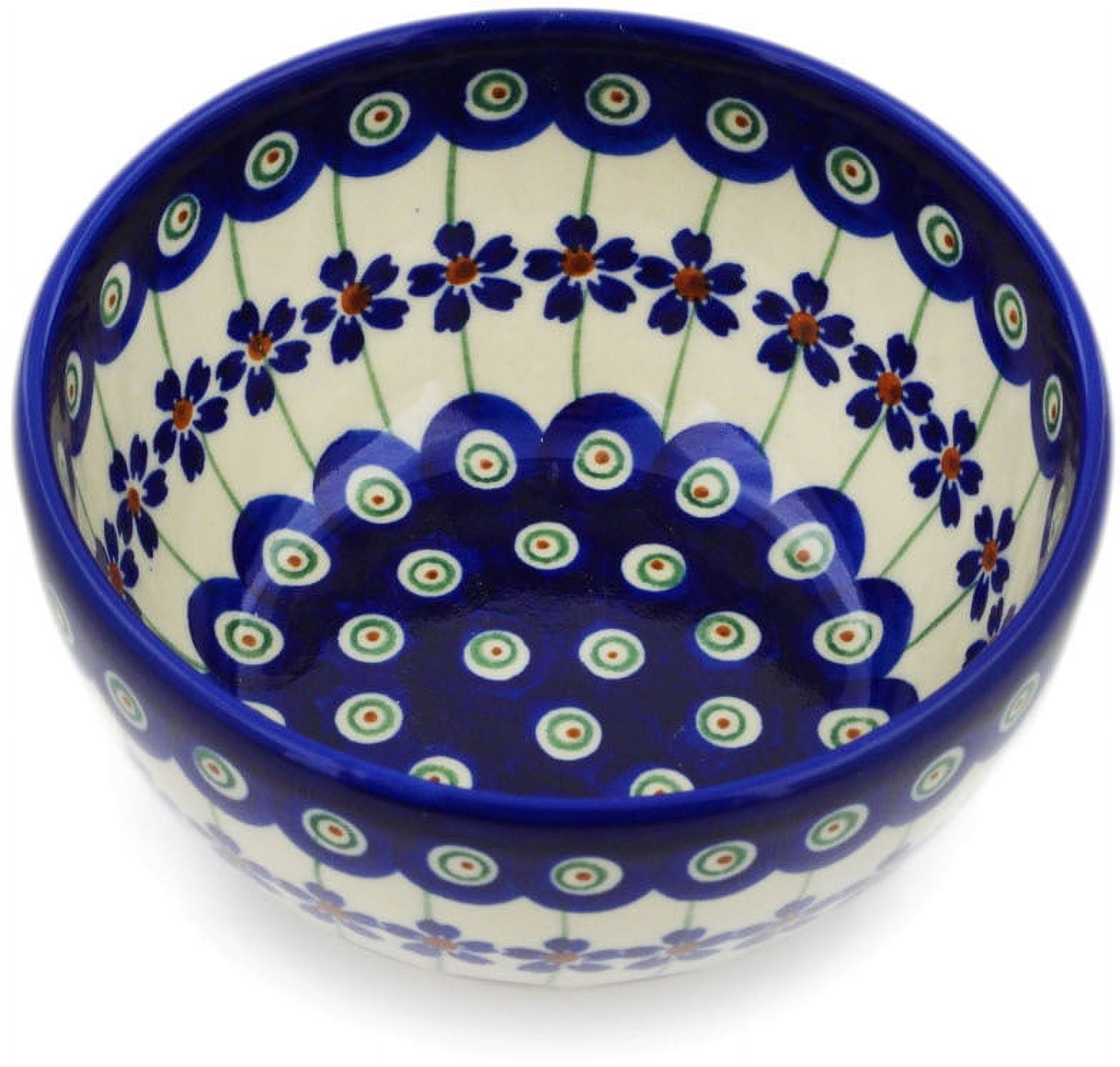 Polish Pottery 4½-inch Bowl Hand Painted in Boleslawiec, Poland ...
