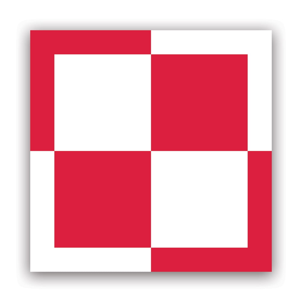 Polish Roundel Sticker Decal - Self Adhesive Vinyl - Weatherproof ...