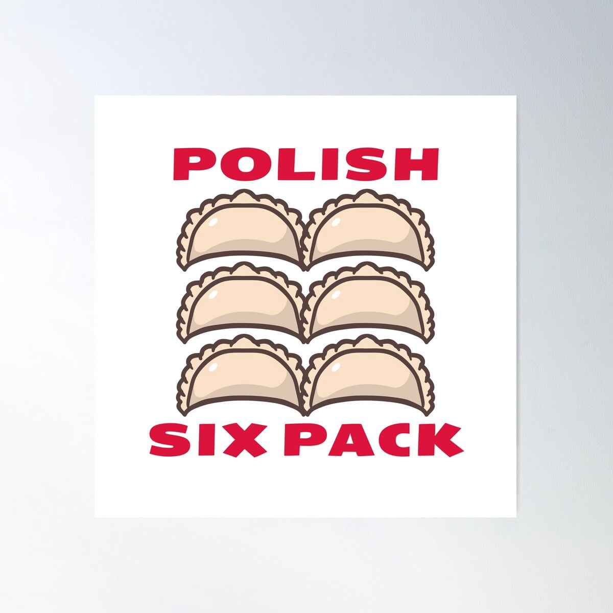 Polish Six Pack Poster Wall Art, Modern Wall Decor For Living Room ...