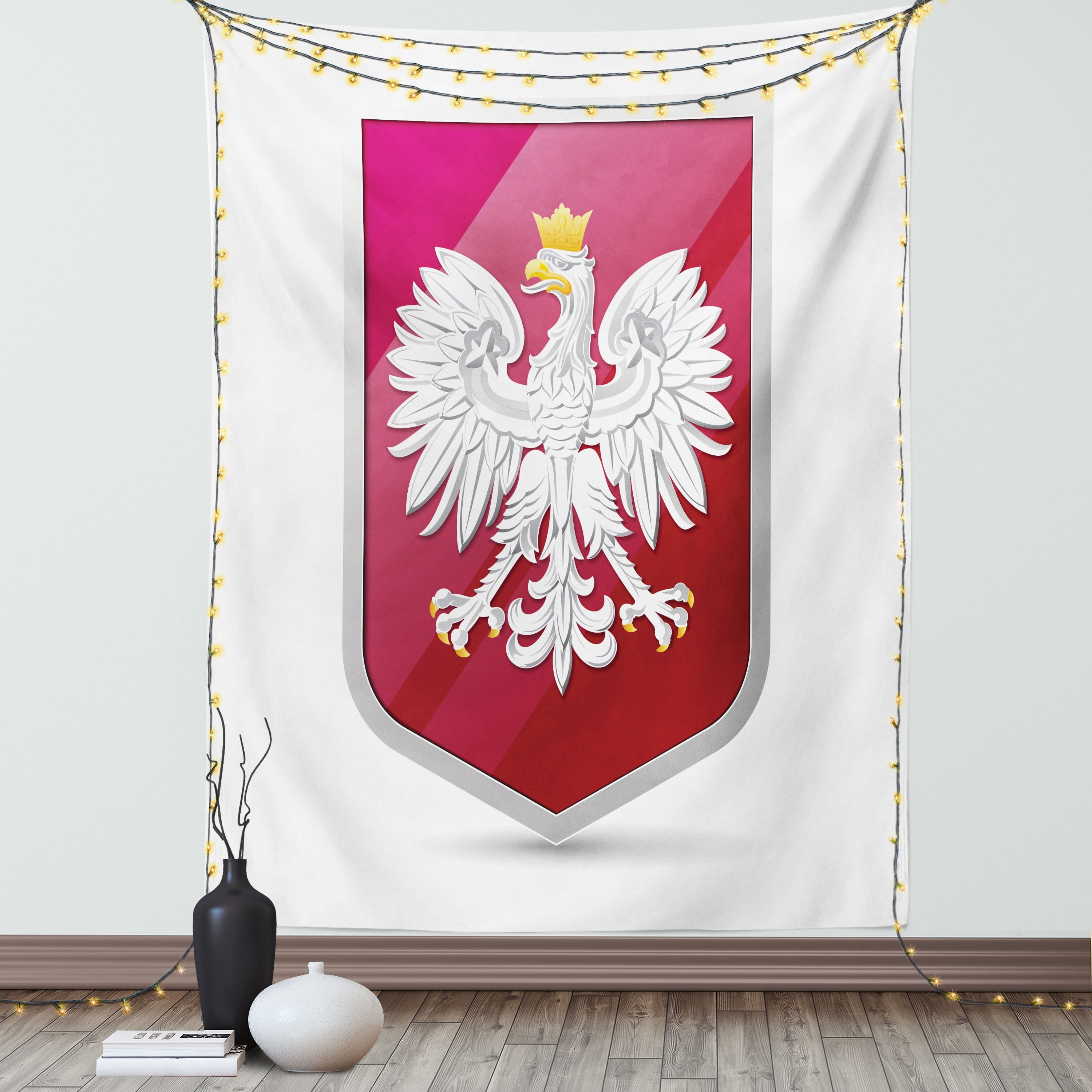 Polish Tapestry, Royal Illustration of Coat of Arms of Poland Emblem ...