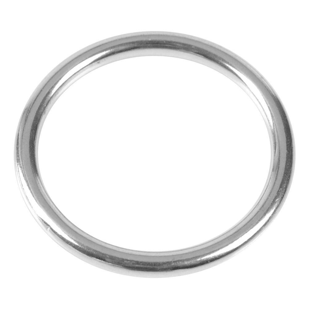 Polished 304 Stainless Steel Marine Welded Ring - O-Ring Circle 6*45mm ...