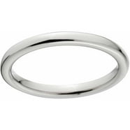Women's Sterling Silver High-Polish Ring, 2mm - Walmart.com