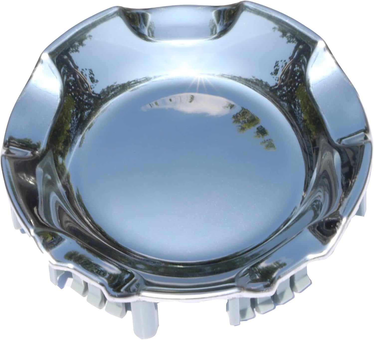 Polished Aluminum Cover Wheel Hub Center Cap Hubcap Cover Hub Cap (20 ...