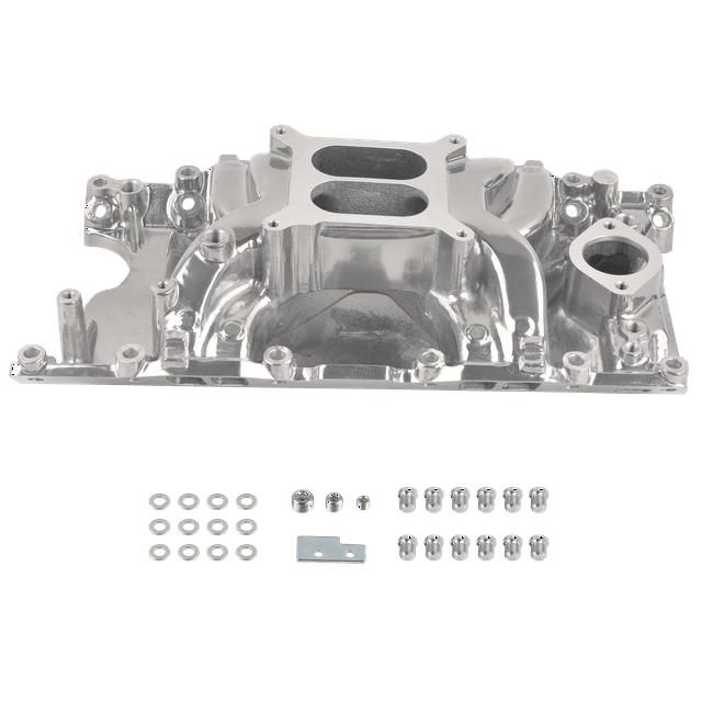 Polished Aluminum Intake Manifold Air Gap For 1967 - 2003 SB Chrysler ...