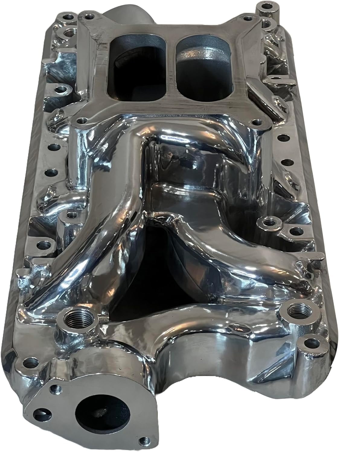 Polished Aluminum Intake Manifold Fits Small Block Ford 302 Dual Plane ...