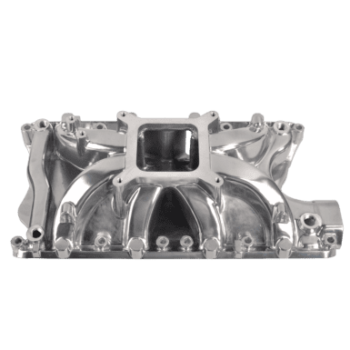 Polished Aluminum Intake Manifold for Small Block Ford 351W Windsor ...