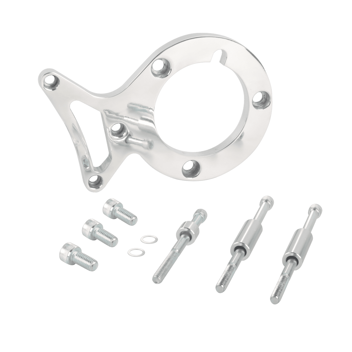 Polished Aluminum Power Steering Bracket Kit for 1979-1993 SB V8 Ford ...
