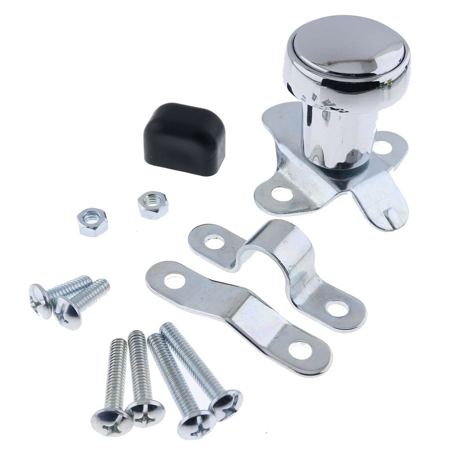 Polished Aluminum Steering Wheel Spinner Suicide Brody Knob Hot Rod Car ...