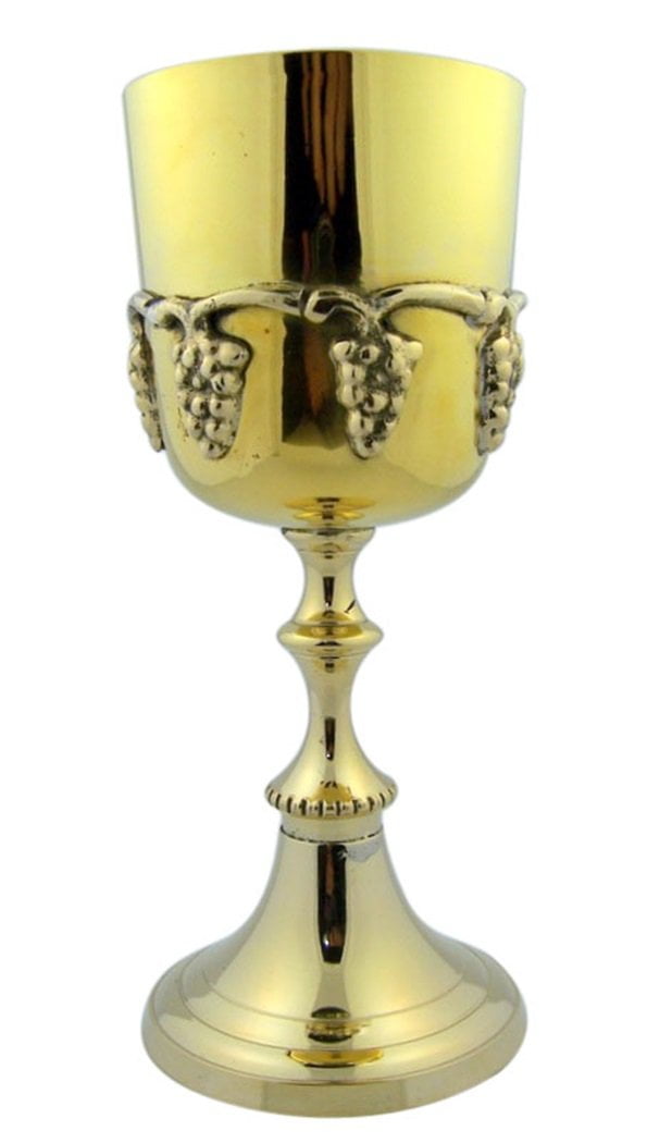 Sudbury NS490 Gold Communion Cup With Grapes Design - Walmart.com