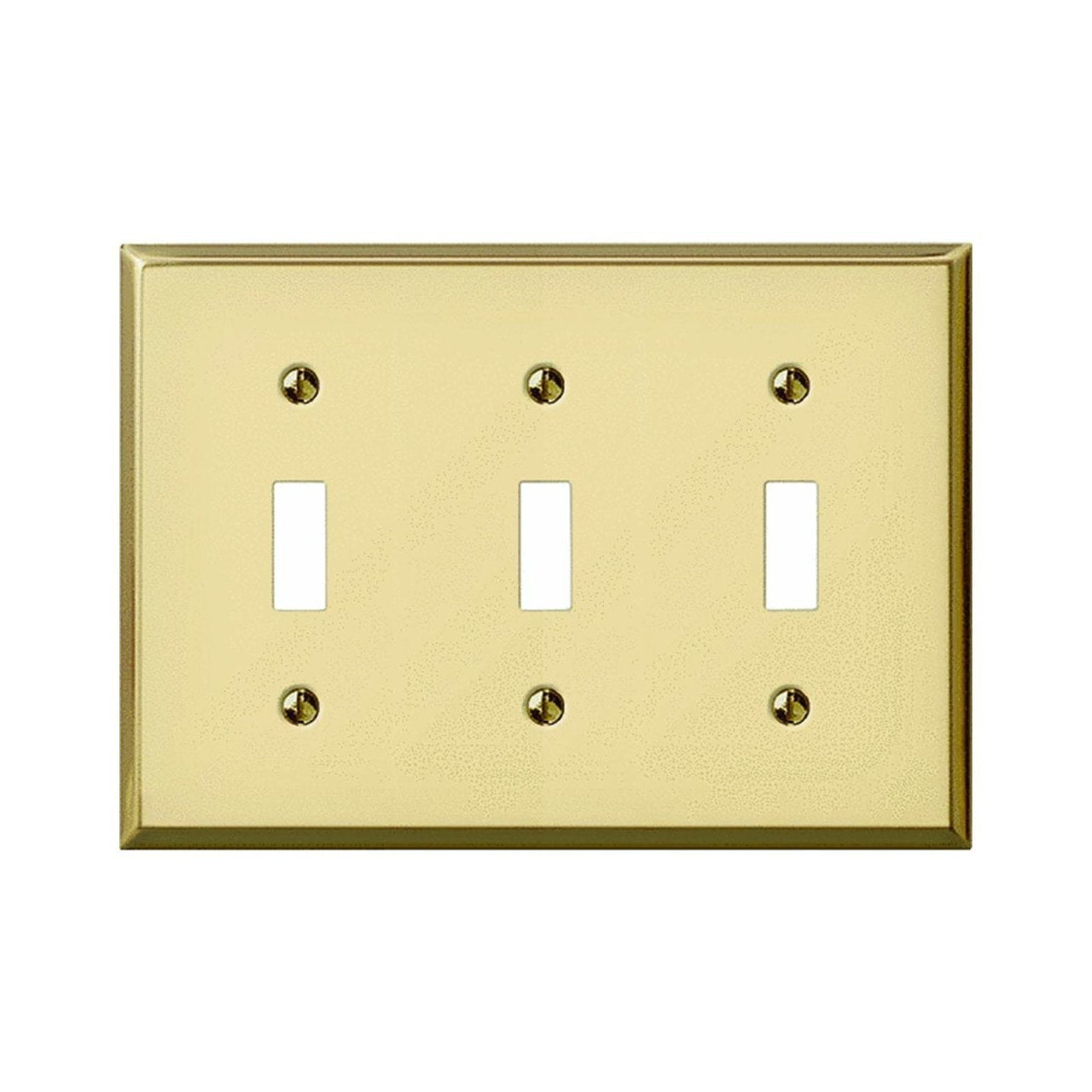 Polished Brass Stamped Single, Double, Triple Gang Switch Wall Plate ...