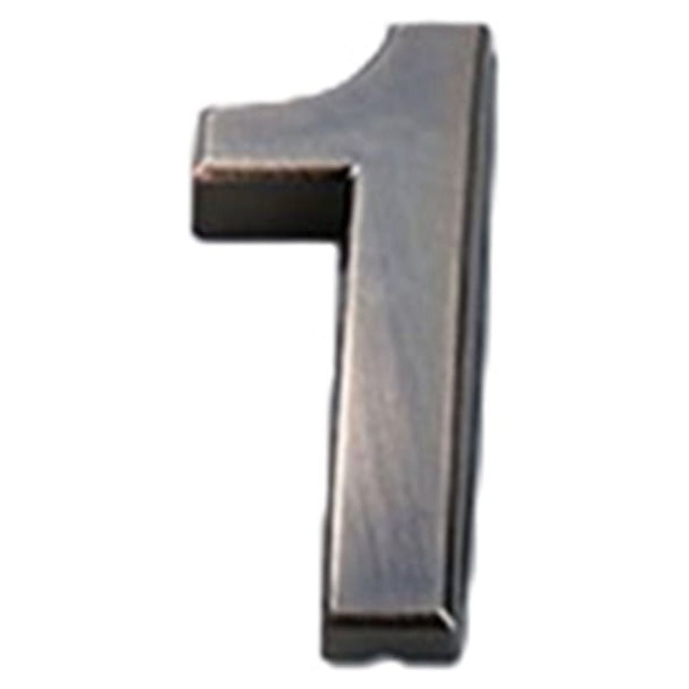 Polished Chrome Door Numbers 0~9 50mm Self-adhesive Solid House Flat ...