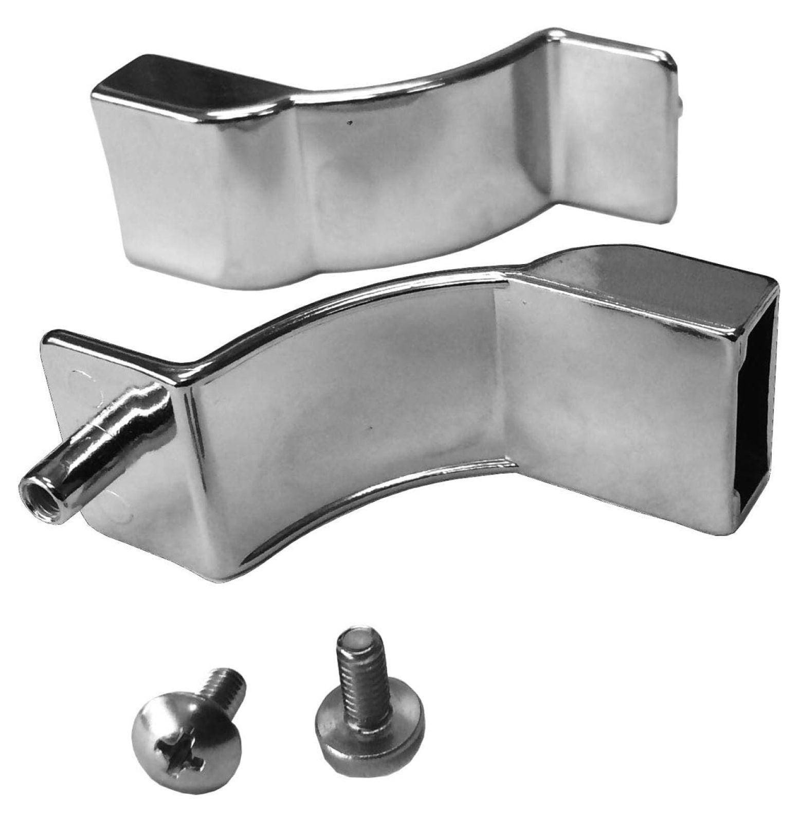 Polished Chrome Sliding Shower Door and Tub Enclosure Towel Bar ...