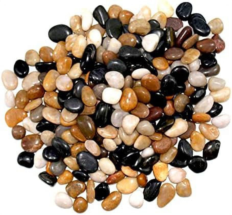 Polished Colored Pebbles 5 Lb. ½” – 1” Inch Pebbles For Plants, Gardens ...