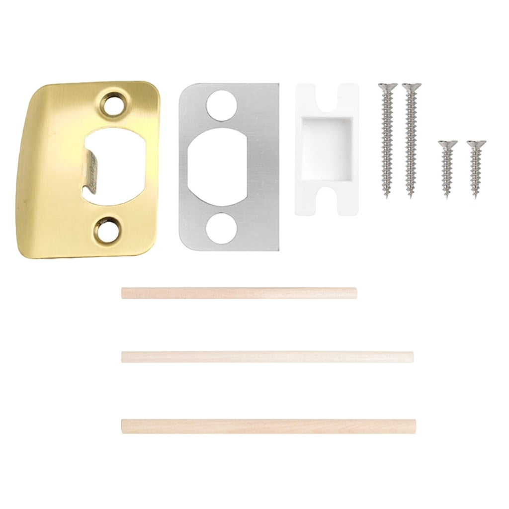 Polished Door Strikes Plate Set with Precise Hole Alignment Door ...