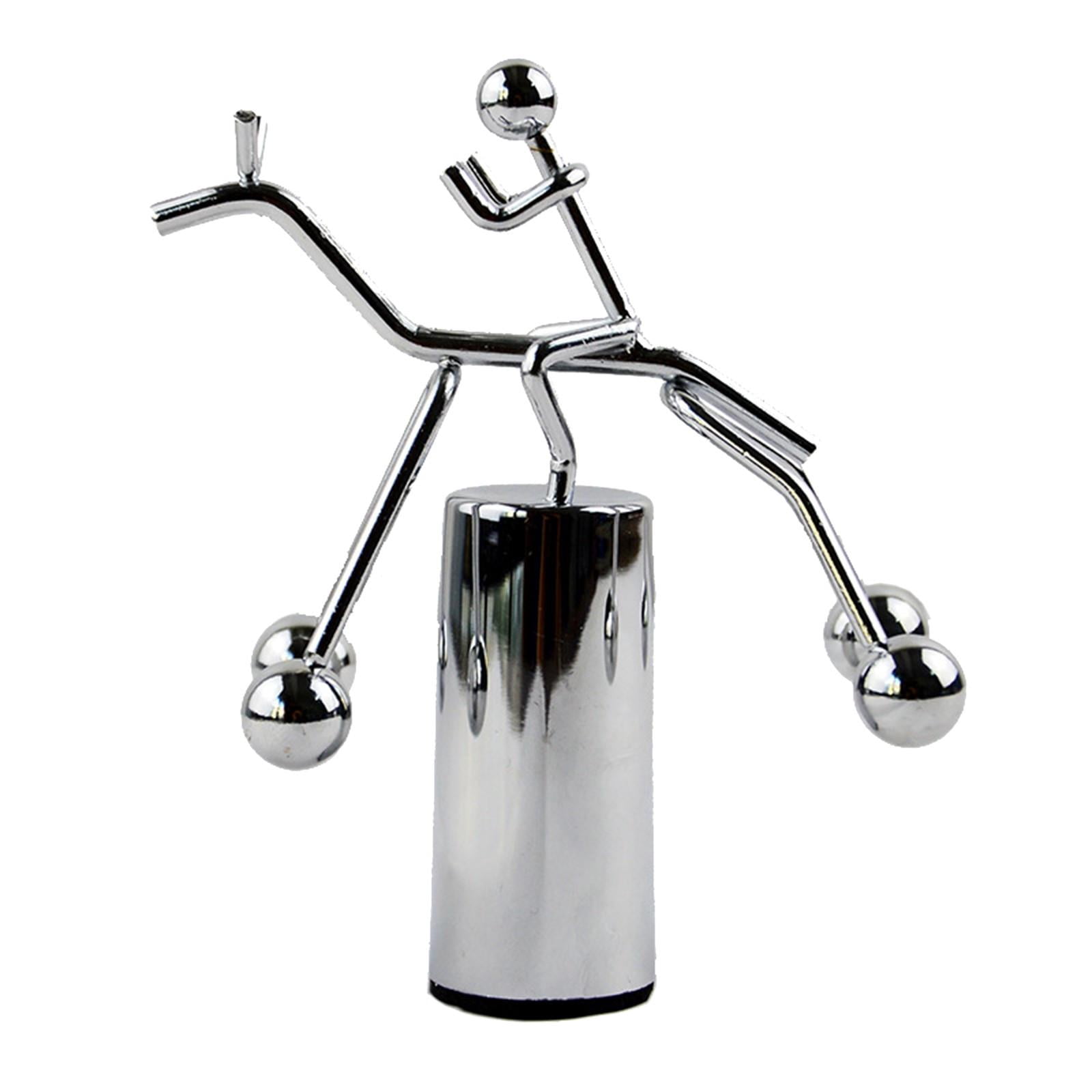 Polished Iron Balancing Sculpture, 3.74 in Width, Living Room decor ...
