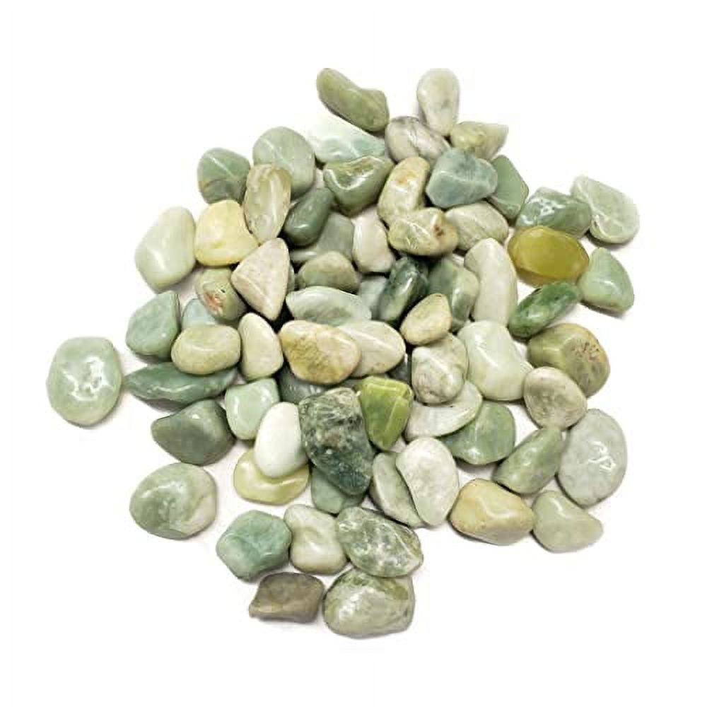Polished Jade Green Pebbles 10 Lb. 1" – 2” Inch Rocks For Potted Plants ...