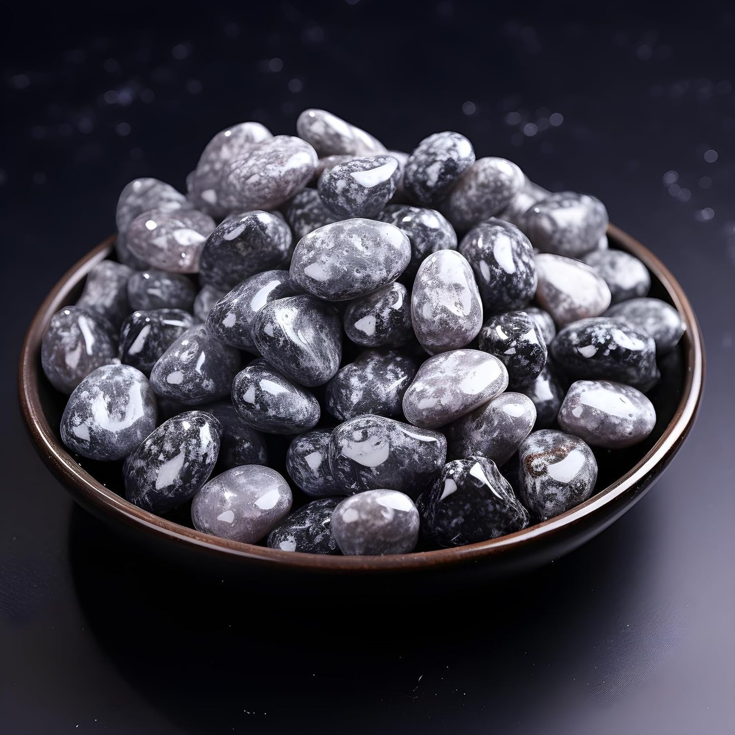 Polished Lapis Lazuli Crystals - 10 Oz, 0.5" Handpicked Natural Tumbled ...