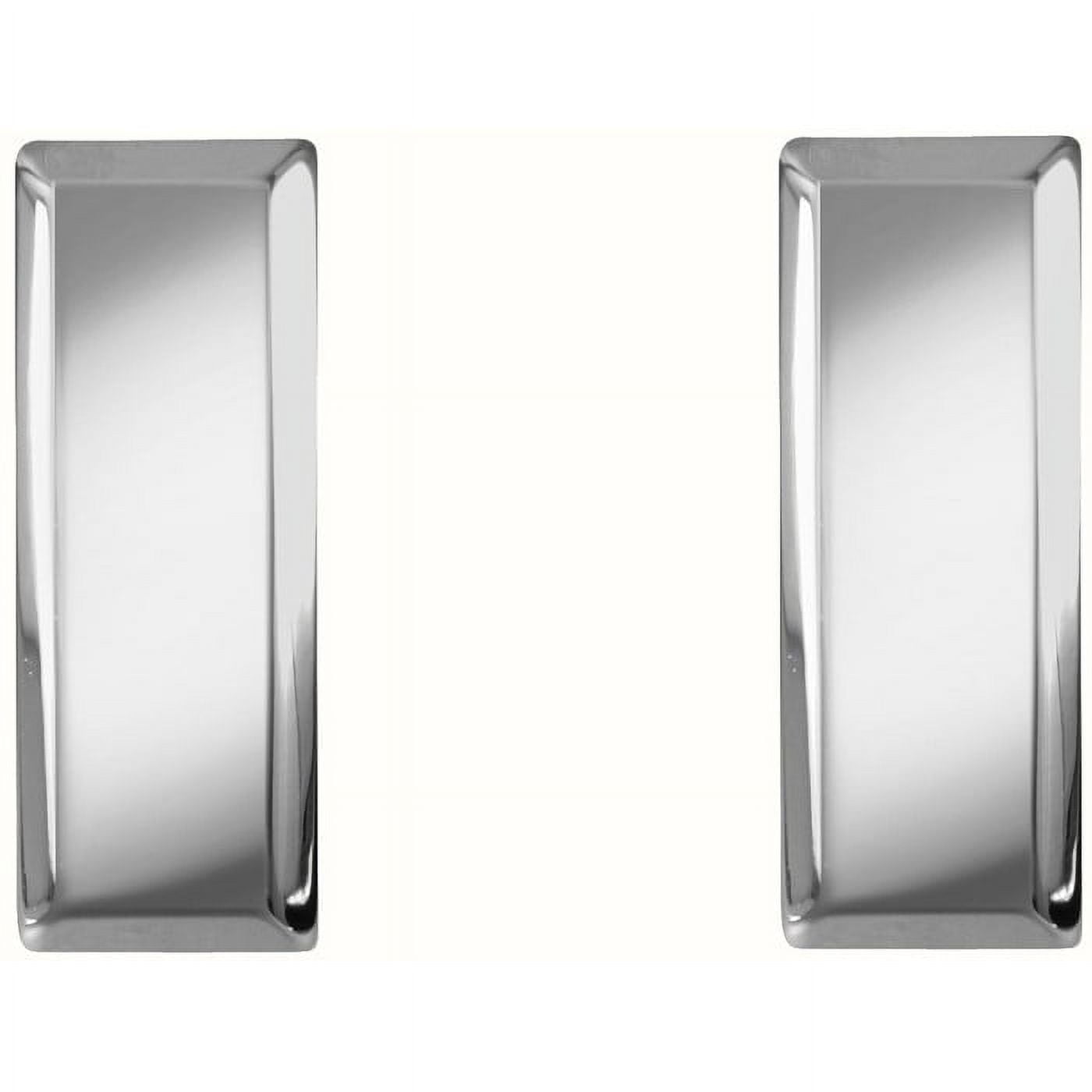 Polished Silver - Miltary 1st Lieutenant Pin-On Insignia Pair 1LT ...