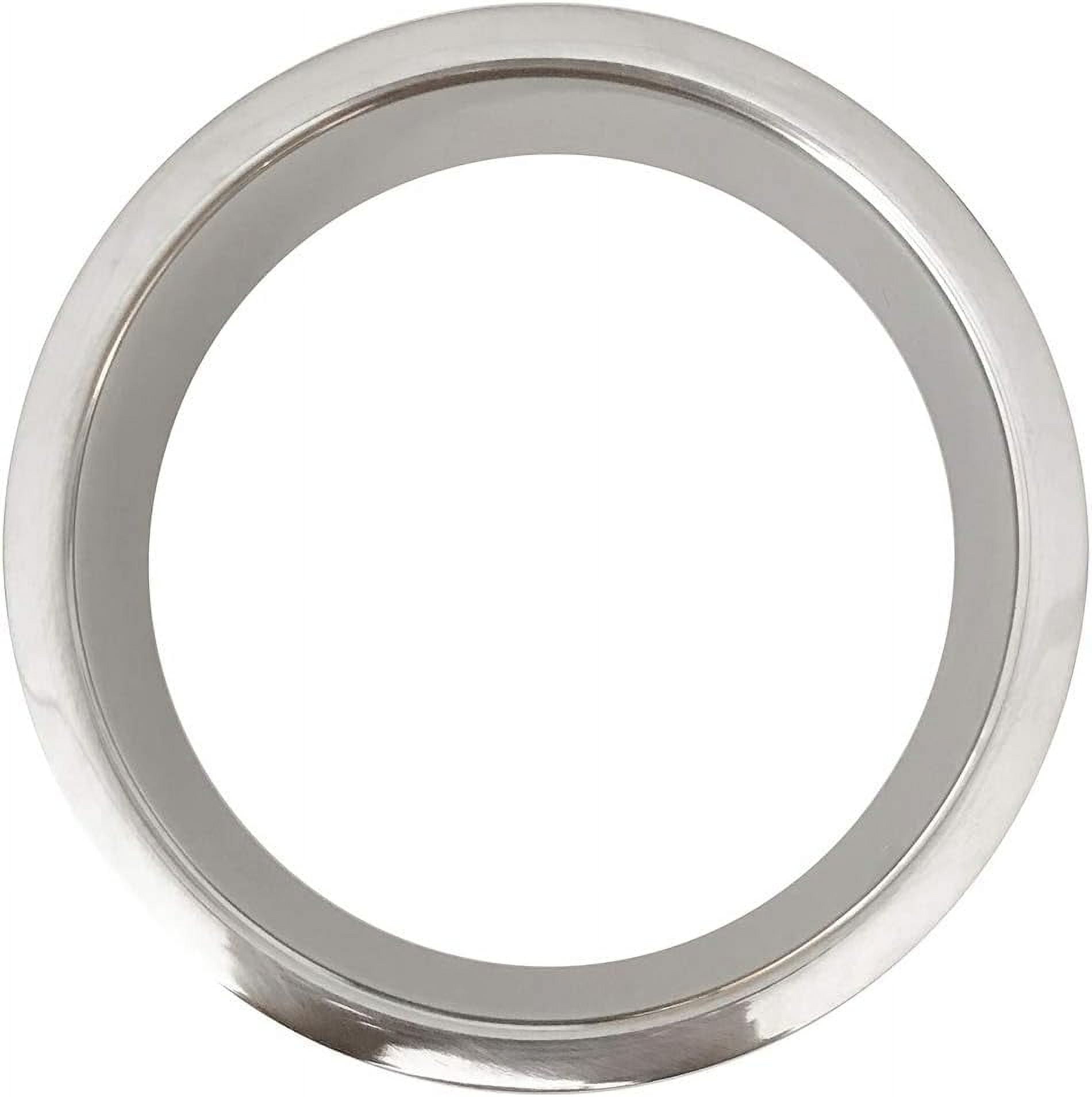 Polished Stainless Steel 6" x 2" Trash Grommet… (1) - Walmart.com