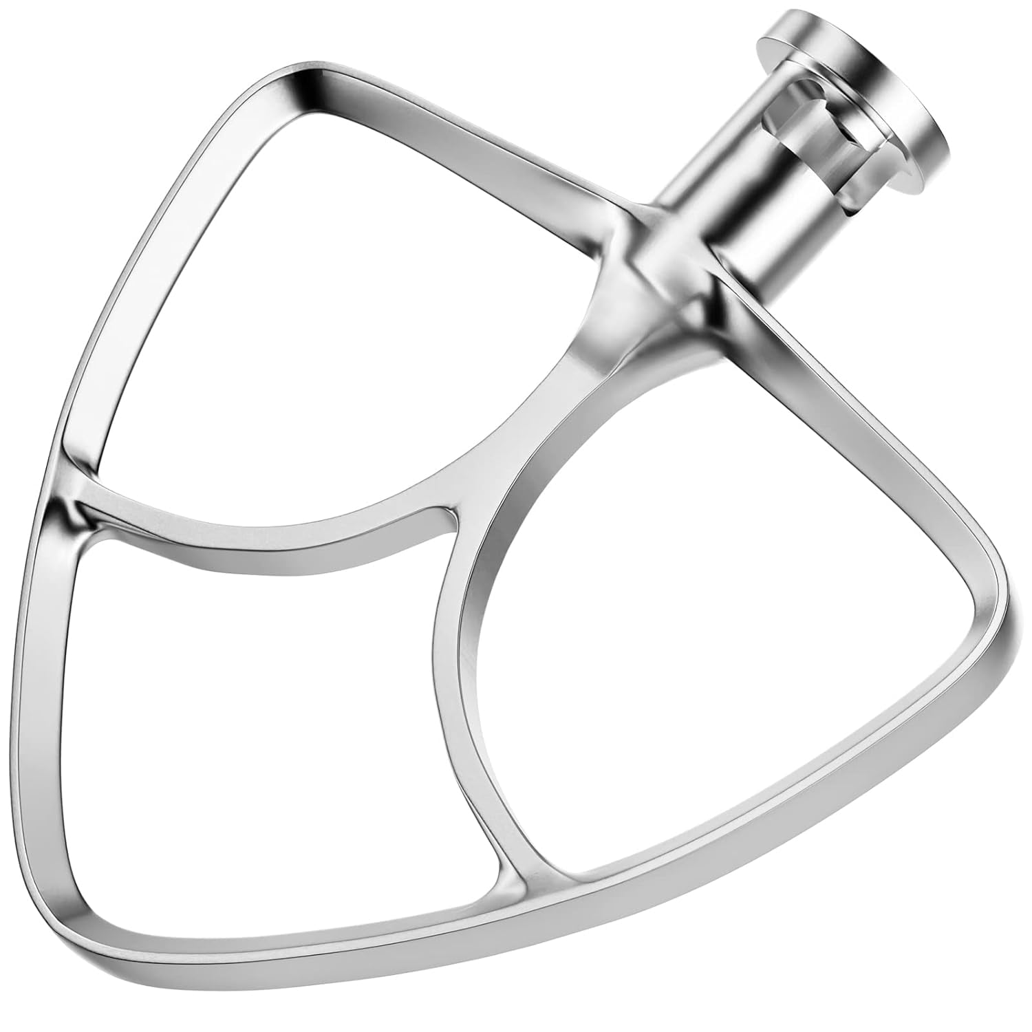 Polished Stainless Steel Flat Beater - Walmart.com